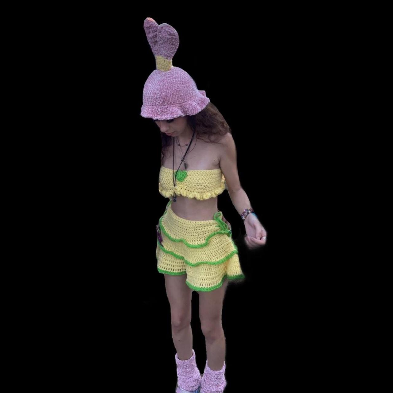 Panini from Chowder 5pc Set Handmade Crochet made... | Depop