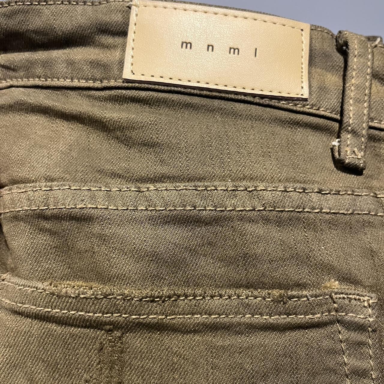 MNML DISTRESSED SKINNY JEANS 31 SKINNY FIT - Depop