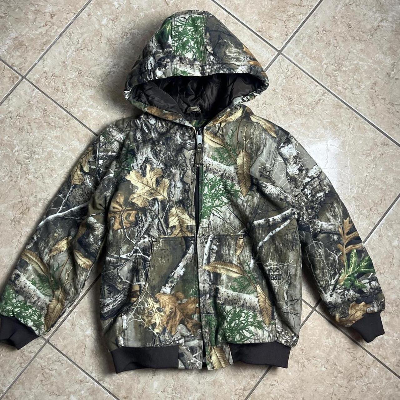 Real tree camo hoodie - a great find!... | Depop