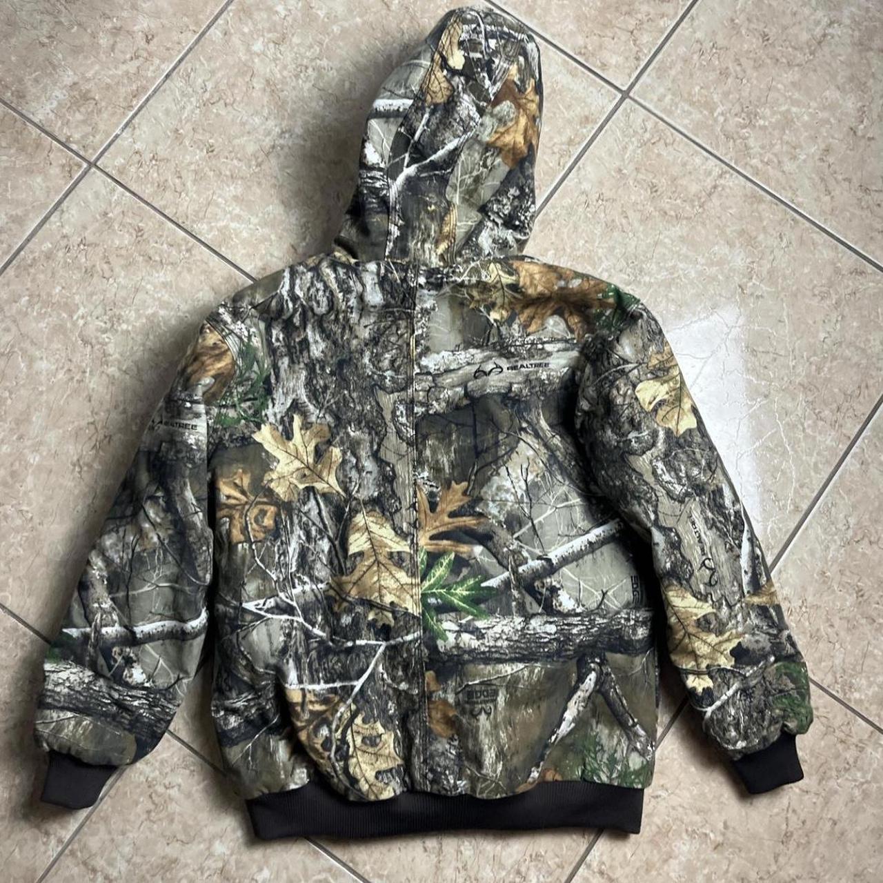 Real tree camo hoodie - a great find!... | Depop