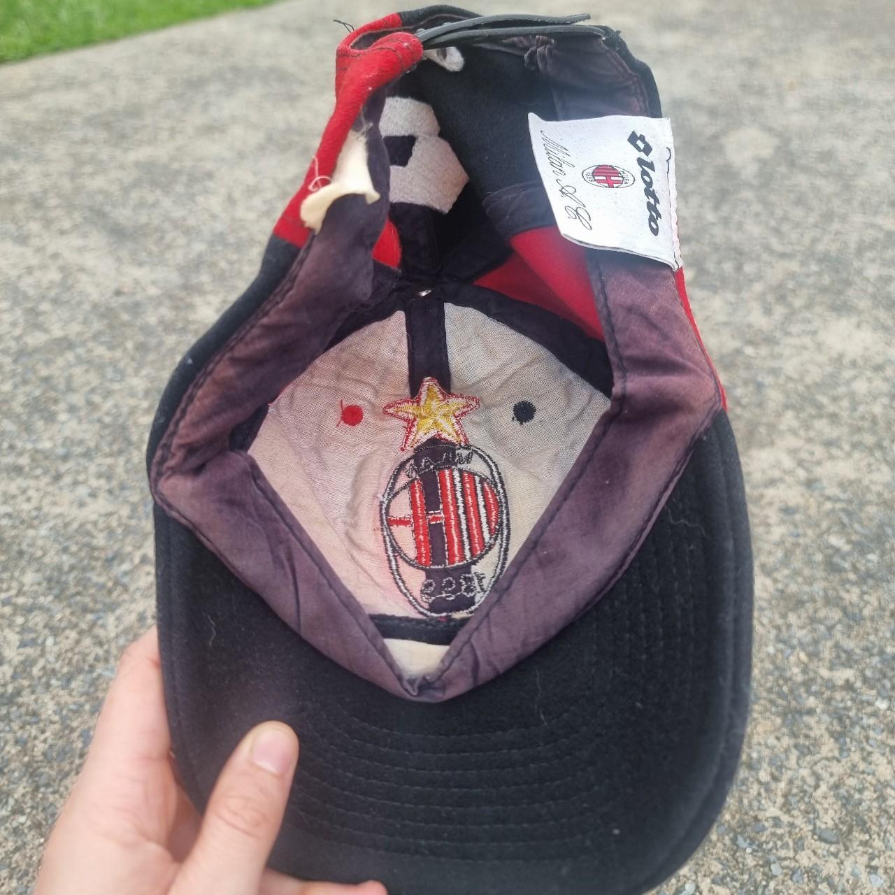 Vintage AC Milan lotto wool cap - Depop