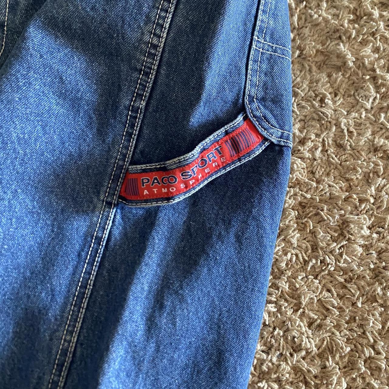 Paco Jorts Y2k Blue Paco jorts in amazing condition... - Depop