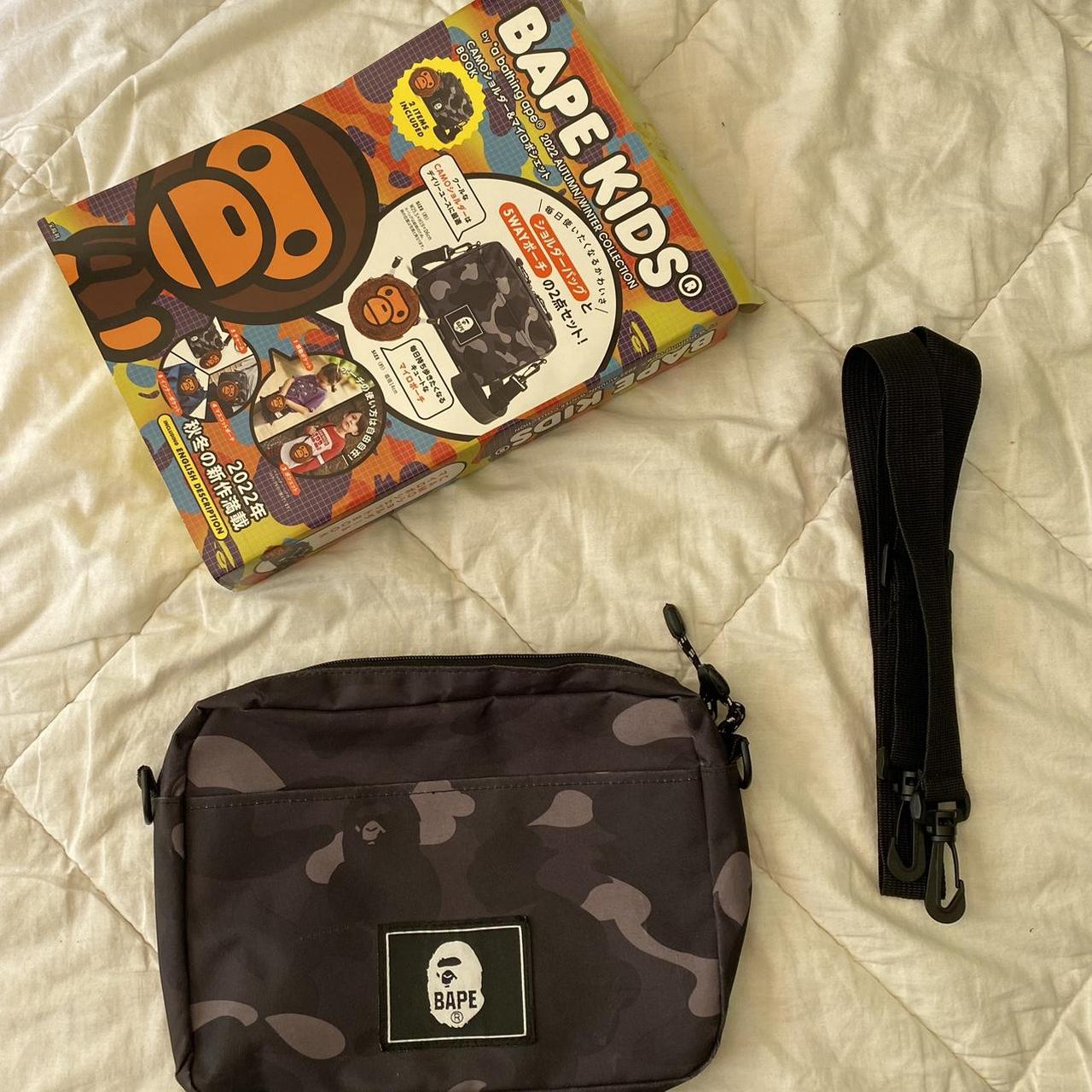 BAPE Book 2022 camo shoulder bag 🔥 BAPE KIDS® by... - Depop
