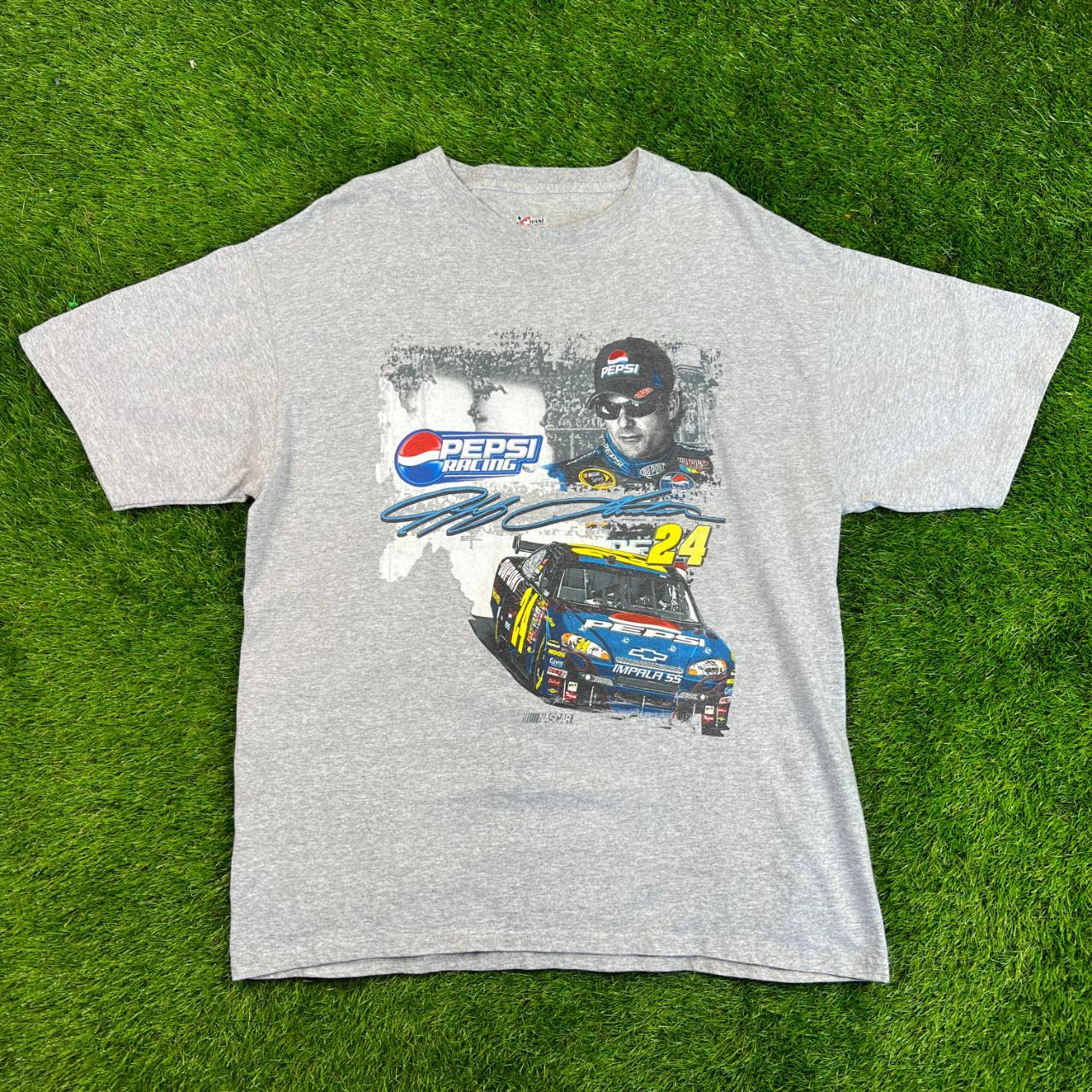 Vintage Nascar graphic t shirt. Super sick 90s t... - Depop