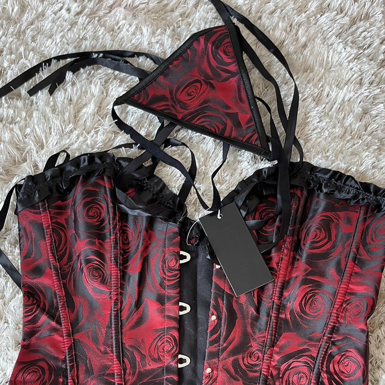 Honour corset and thong Size M Brand new #corset... - Depop