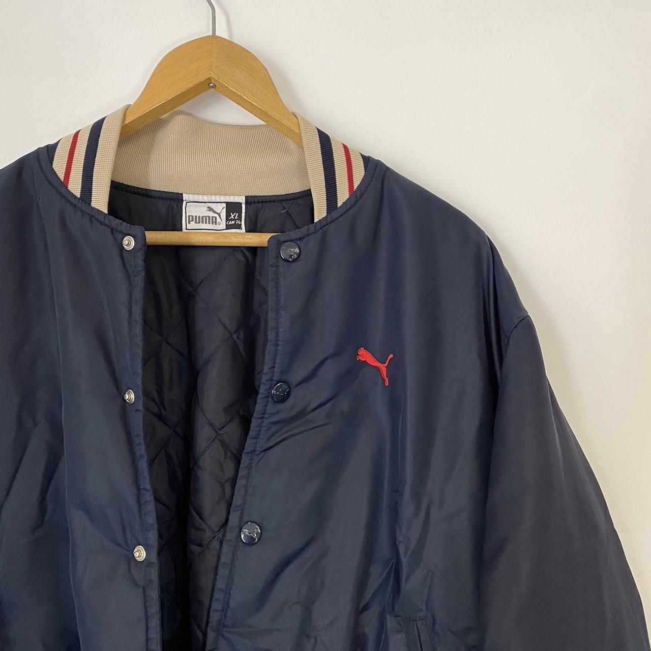 Blue Puma Bomber Jacket #Puma #Bomber #Vintage - Depop