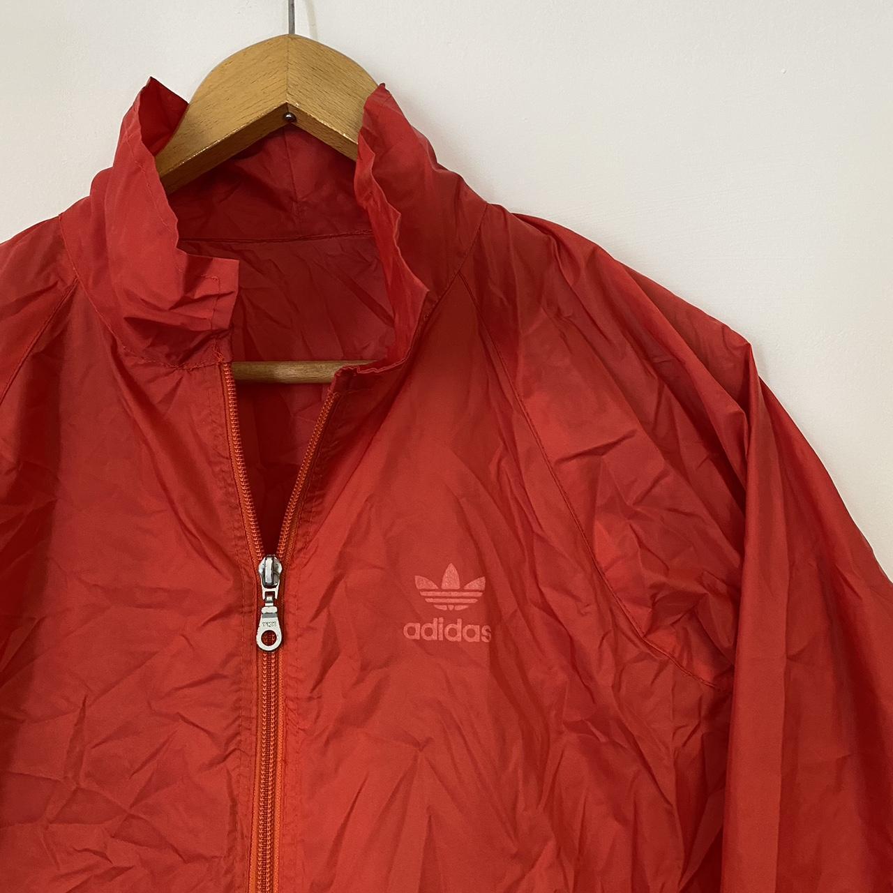 Adidas Men's Red Jacket | Depop