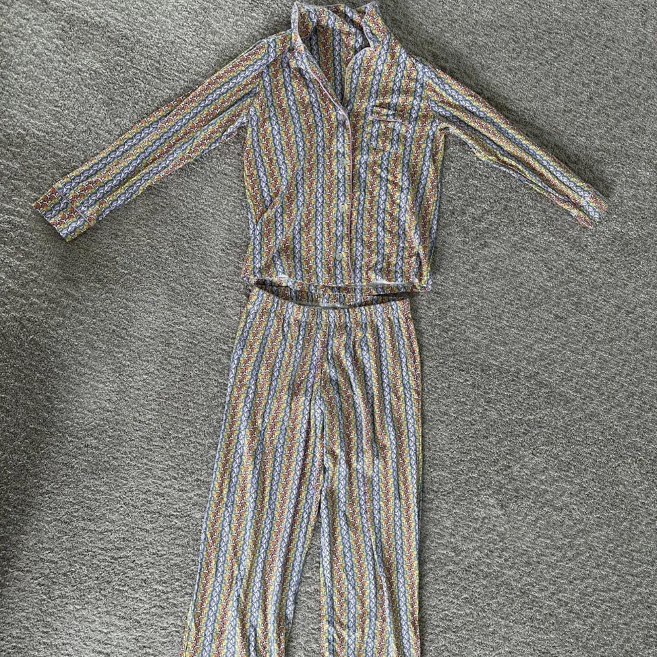 tie dye daze roller rabbit pajamas #preppy #cute... - Depop