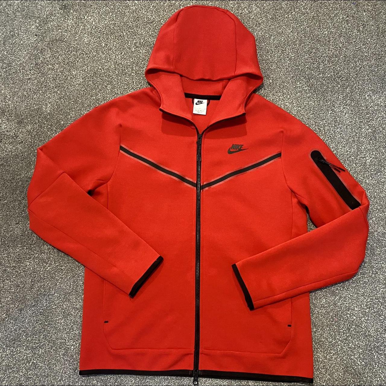Nike tech fleece University red Brand new without... - Depop