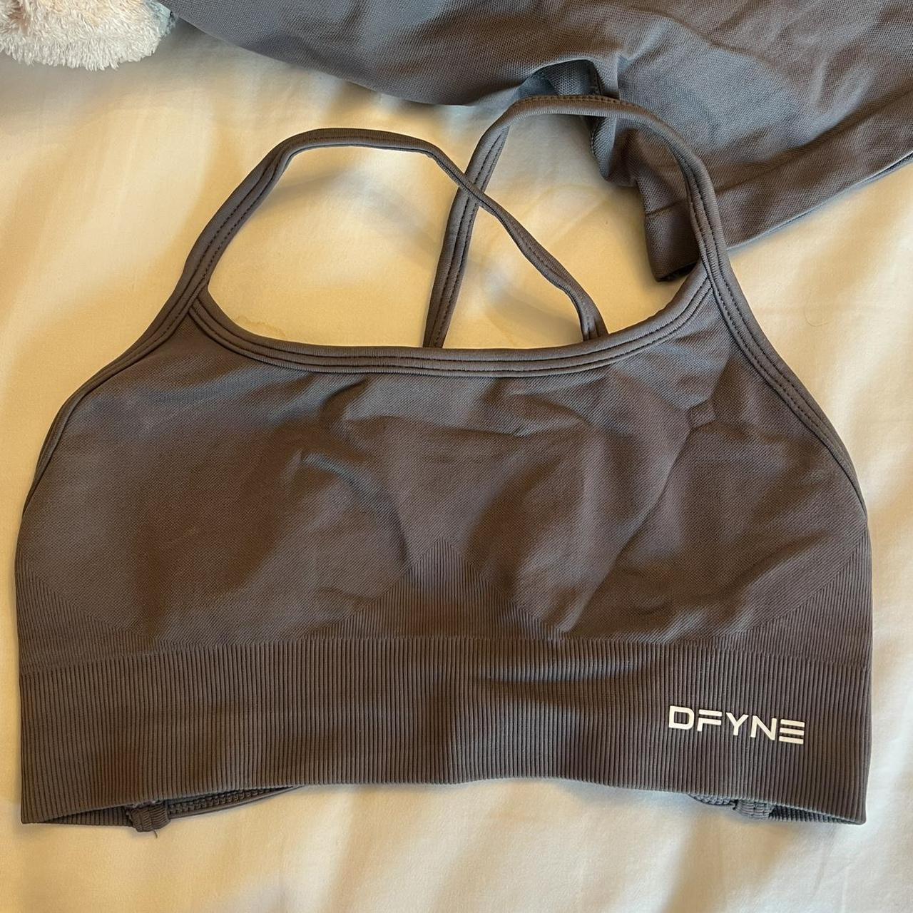 PRICE FIRM Grey matching dynamic dfyne set used a... | Depop