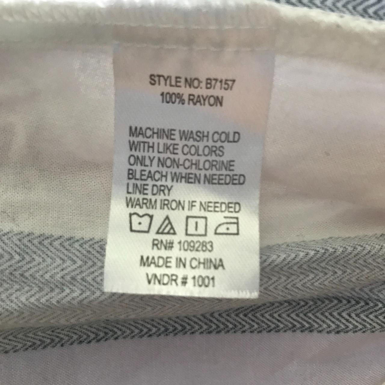 Medium purple, blue, and white crop top blouse. Only... - Depop