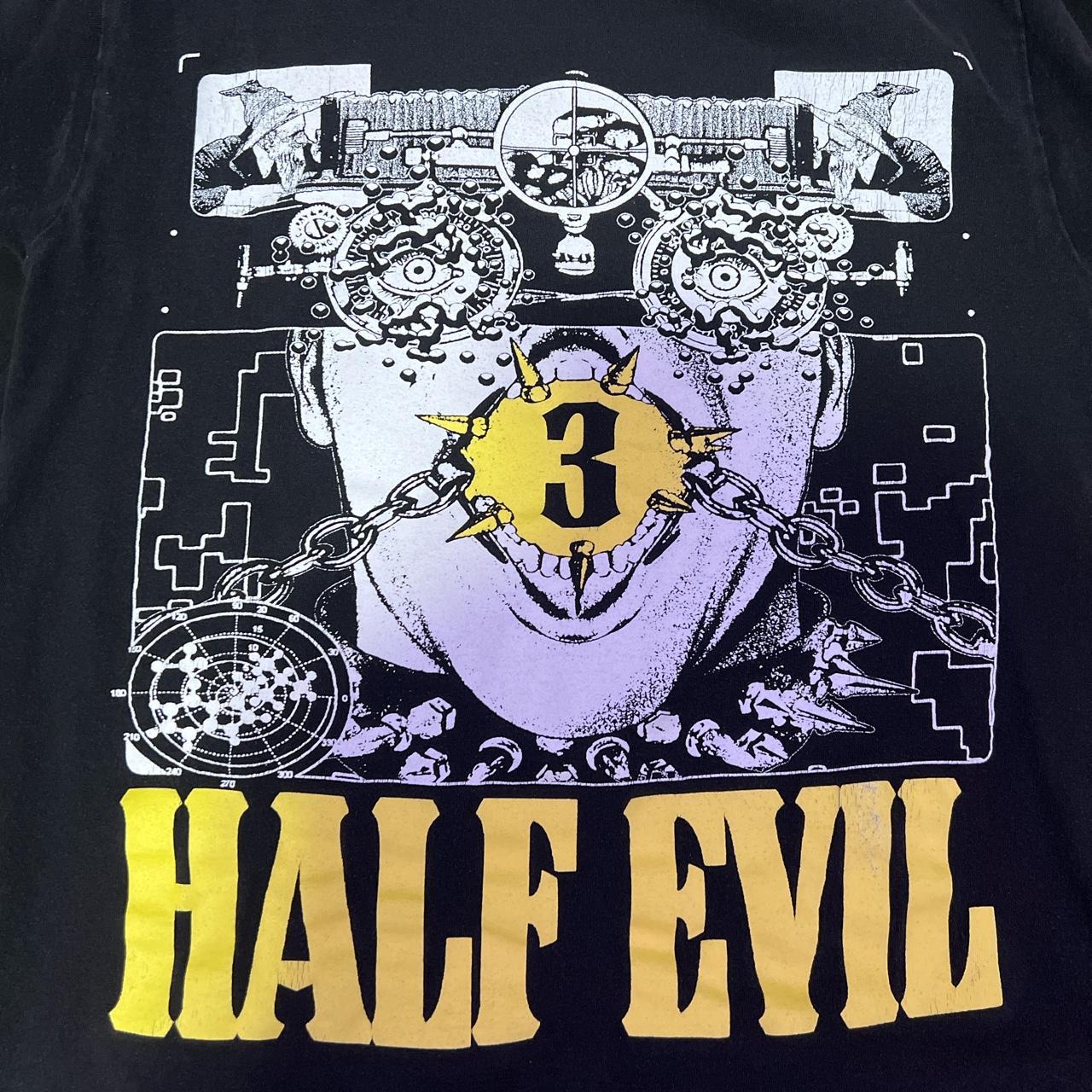 sick half evil shirt from past drop will make all... - Depop