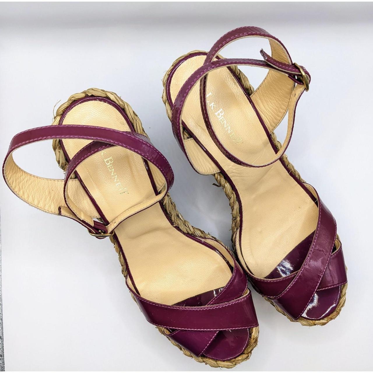 Lovely pair of LK Bennett Espadrille Wedges US Size 8 - Depop