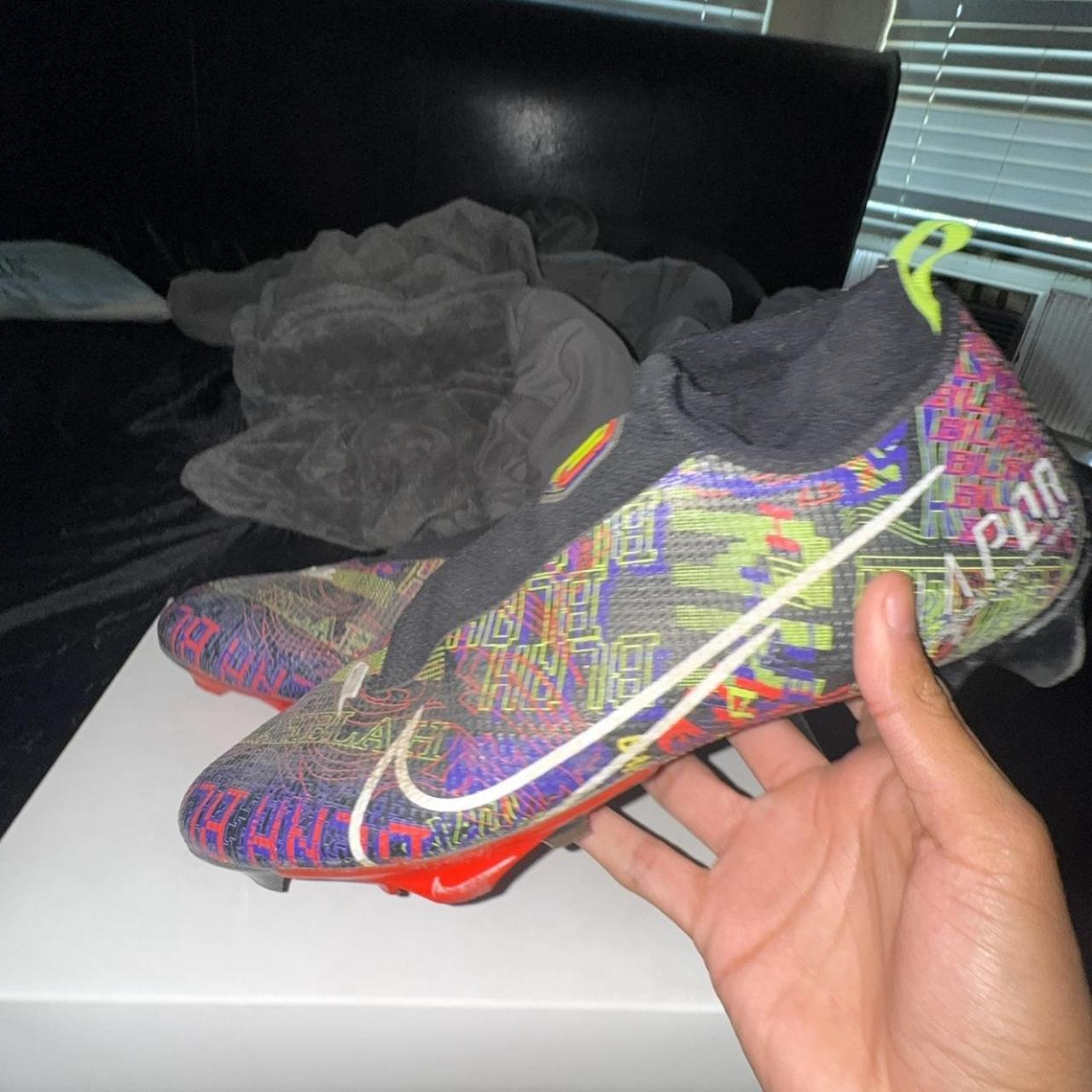 Obj x Nike collab cleats size 11 worn twice 1-3... | Depop