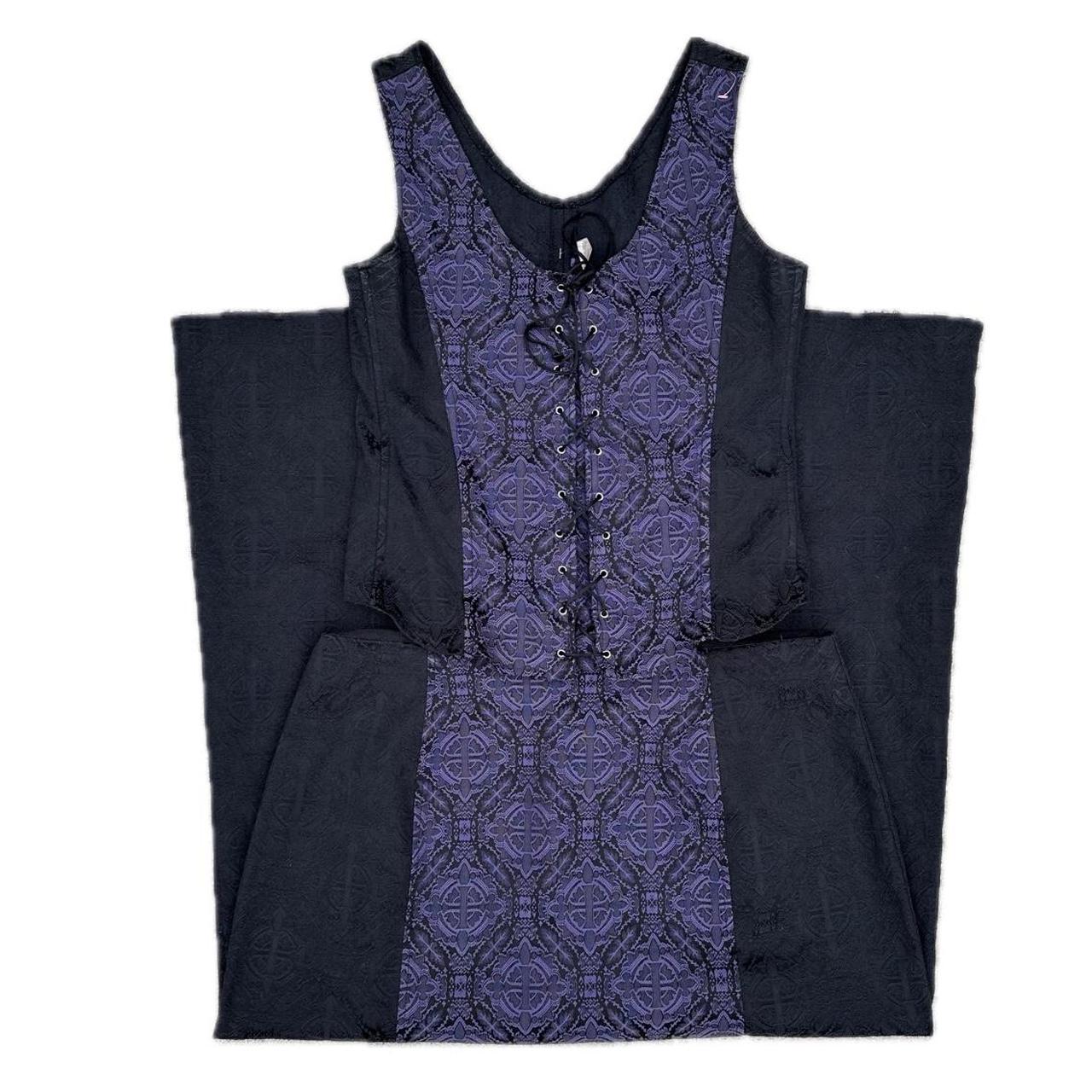 Vintage 90s Morbid Threads purple goth grunge... - Depop