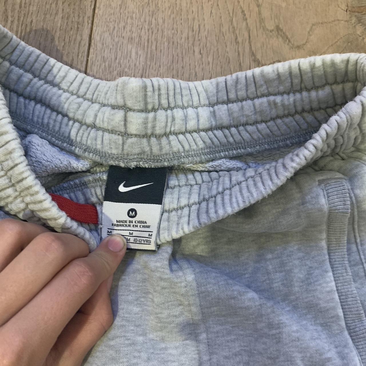 Grey Nike Joggers V cute grey nike trackies in size... - Depop