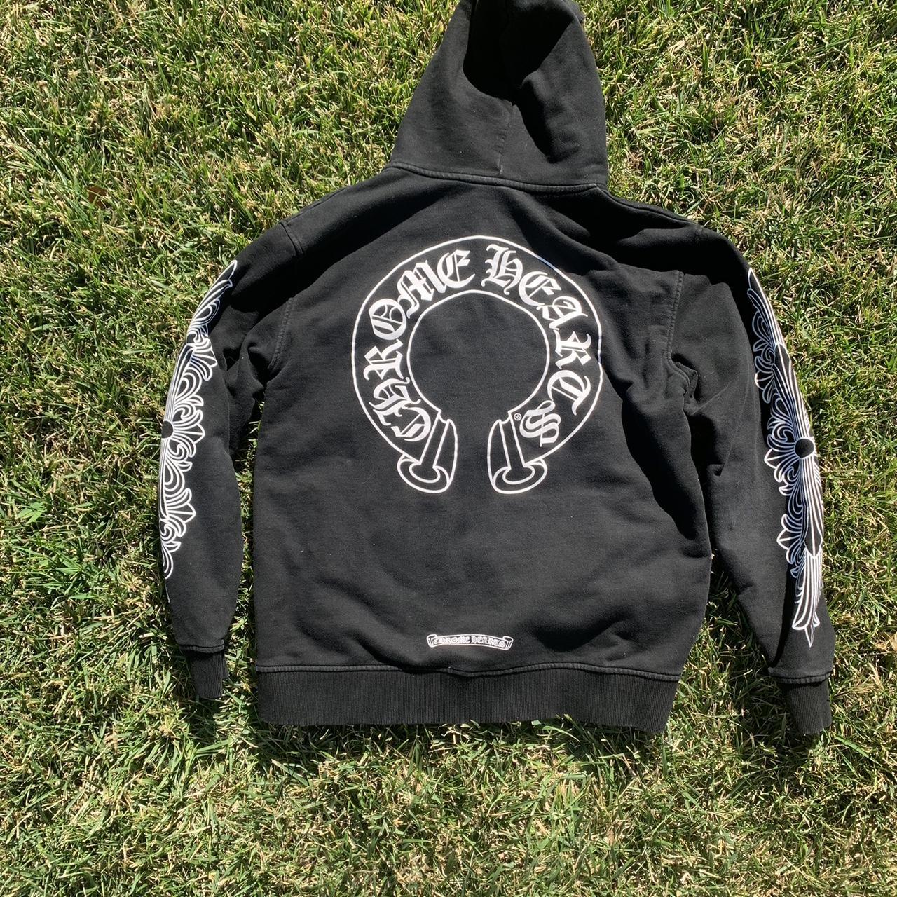 Black chrome hearts jacket Medium Excellent... - Depop