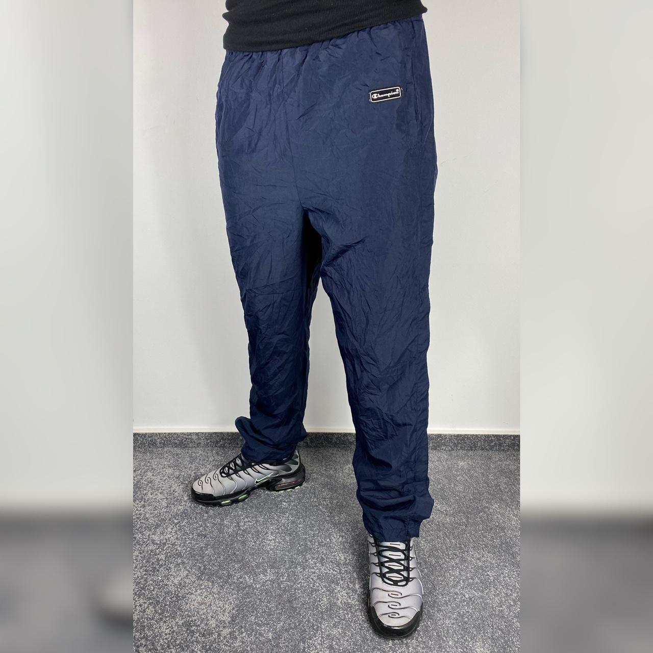 Champion track pants - Trainingshose Hose - navy -... - Depop