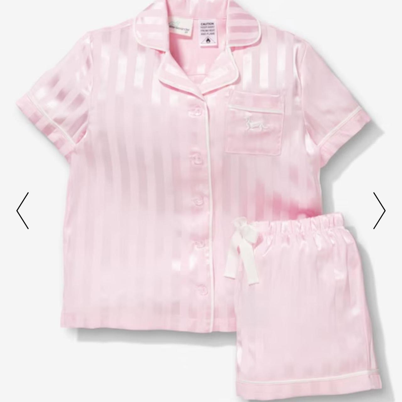 Pink Peter Alexander satin pyjamas Size 12 kids can... - Depop