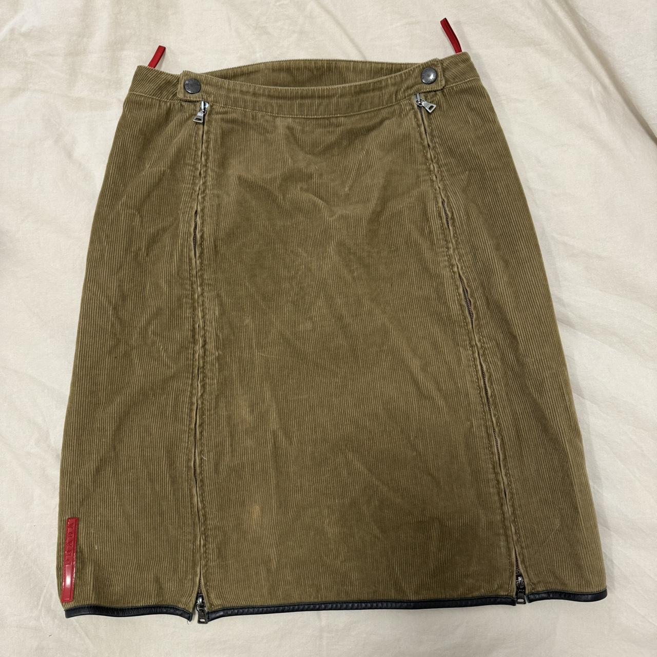 Prada red label sport skirt, amazing condition! Says... - Depop