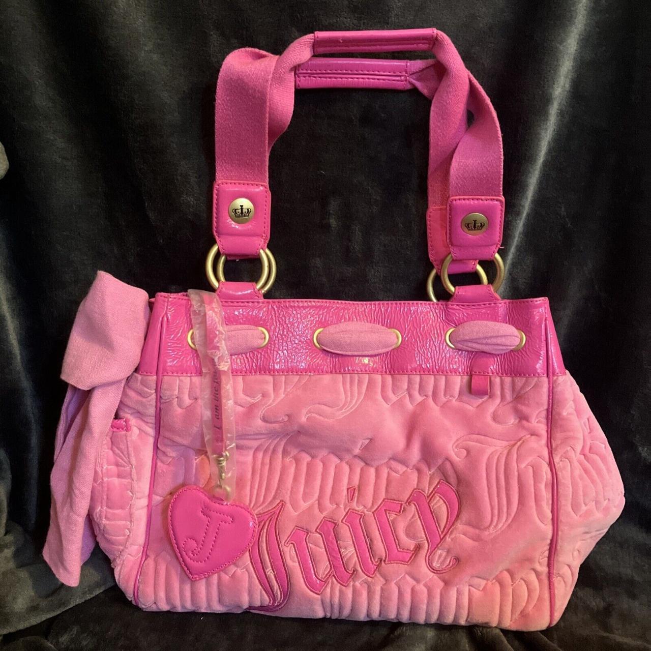 NEW Vintage Pink On Pink Juicy Couture Tote... - Depop