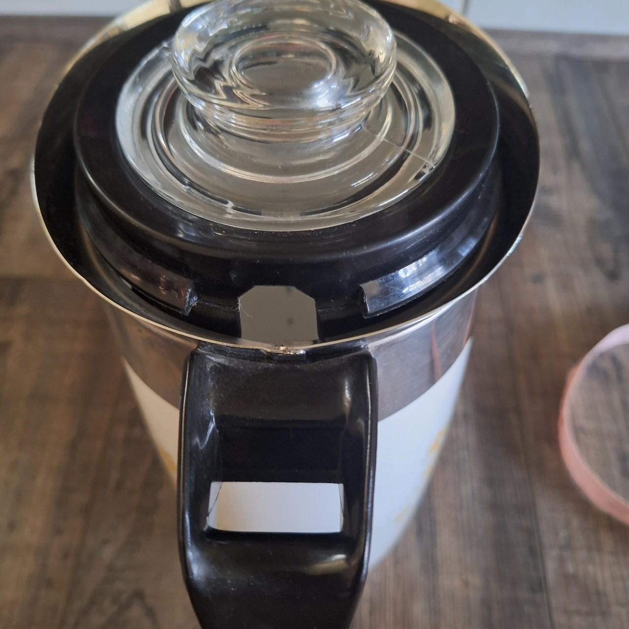 Vintage corning ware coffee tea pot 10 cup floral... | Depop