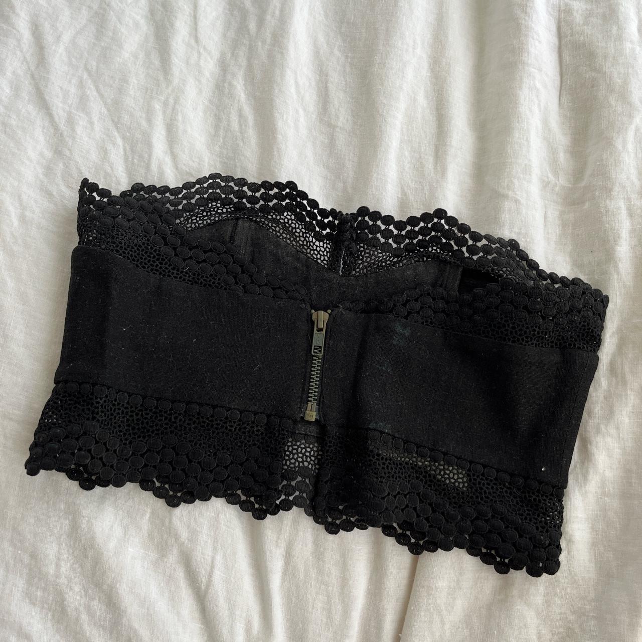 Stone Cold Fox structured linen bandeau top. This... - Depop