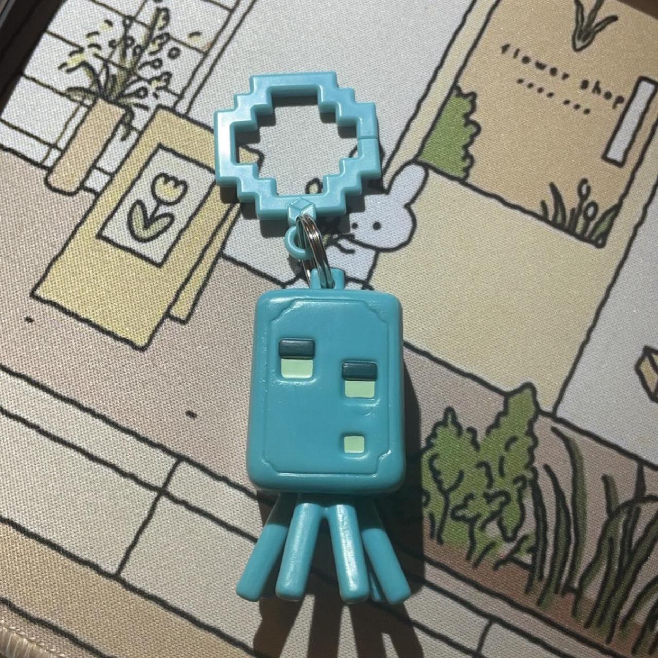 Minecraft squid keychain #minecraft #keychain - Depop