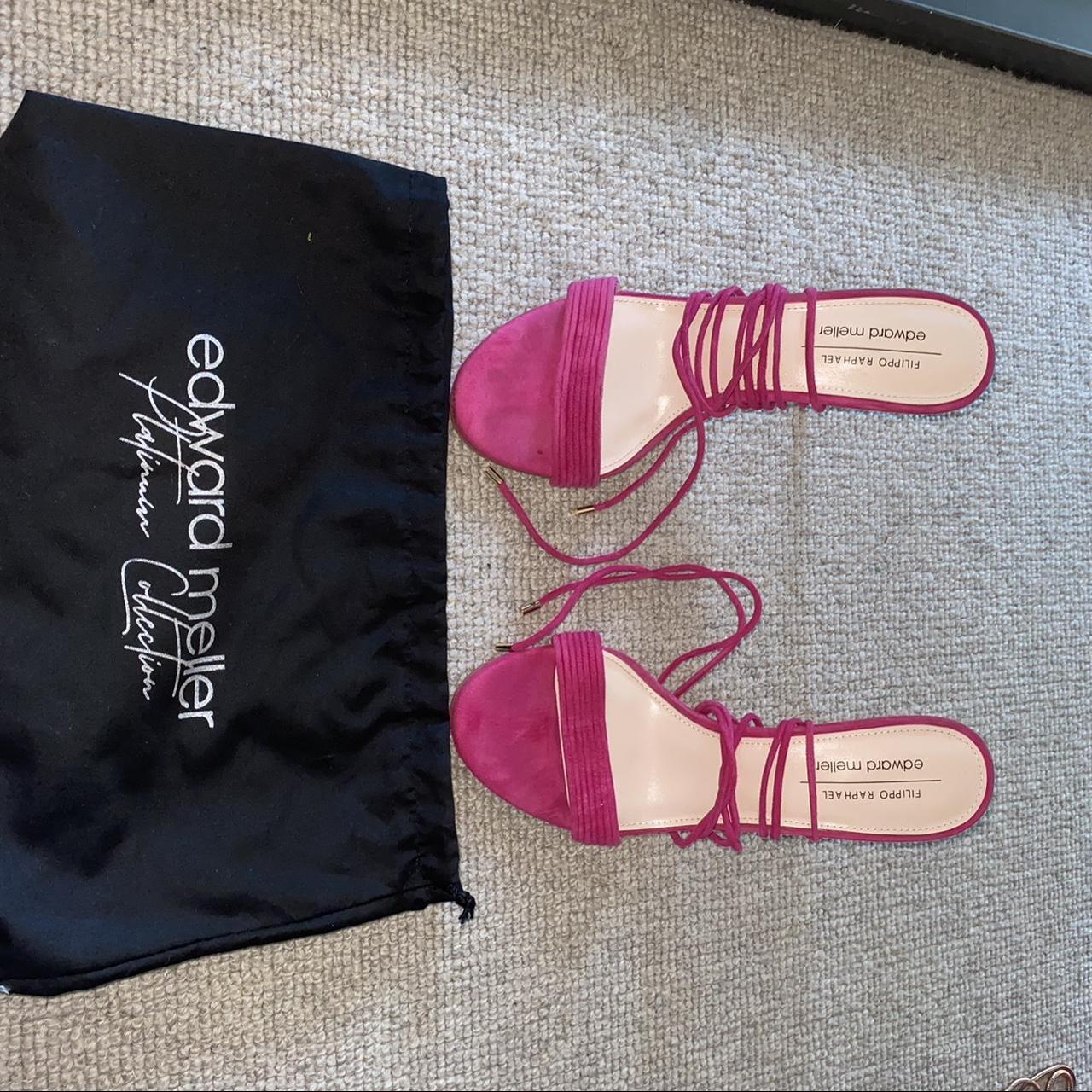 Edward Meller platinum collection high heels sandal... - Depop