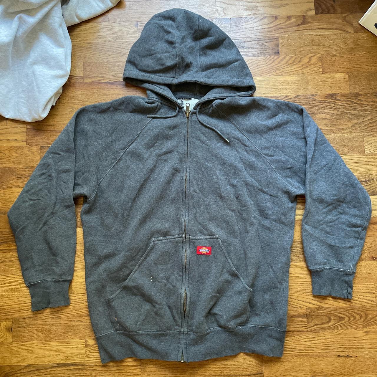 Sz L dickies zip up hoodie. Aside from missing tag,... - Depop