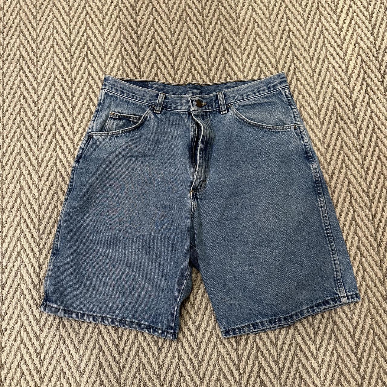 Wrangler Jorts Size 34 9 inch inseam Beautiful... - Depop