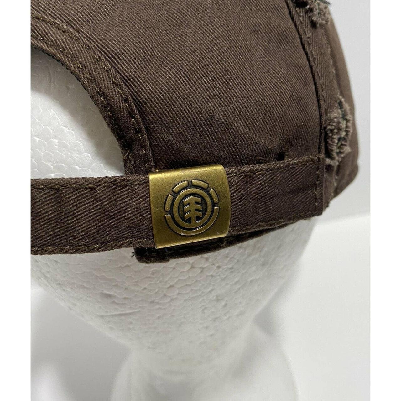 Original Element Crowns Baseball Hat Cap Torn Brown... - Depop
