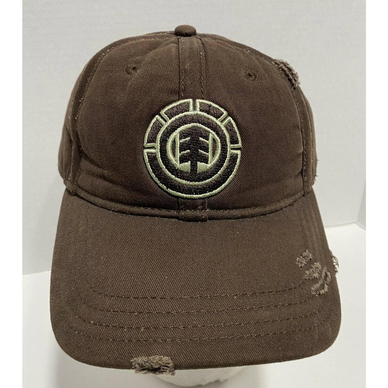 Original Element Crowns Baseball Hat Cap Torn Brown... - Depop