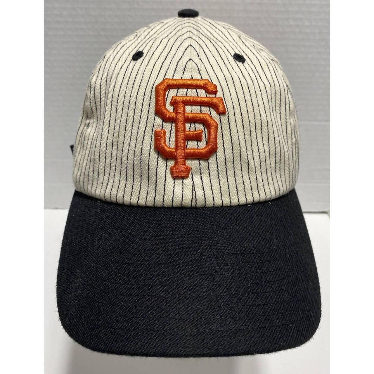 San Francisco Giants Hat Baseball Pinstripe One Size... - Depop