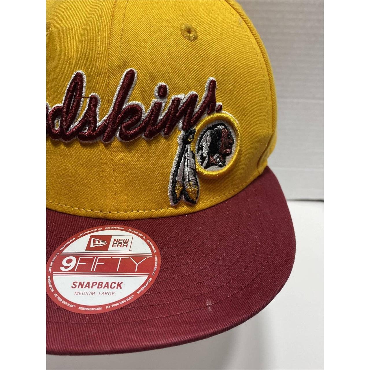 Washington Redskins Commanders Hat Yellow Red... - Depop