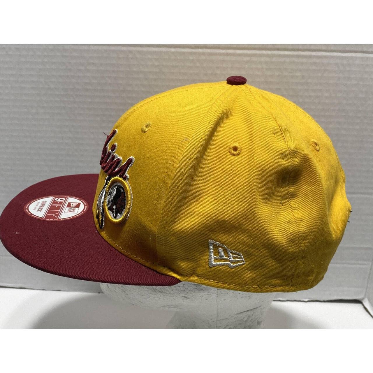 Washington Redskins Commanders Hat Yellow Red... - Depop
