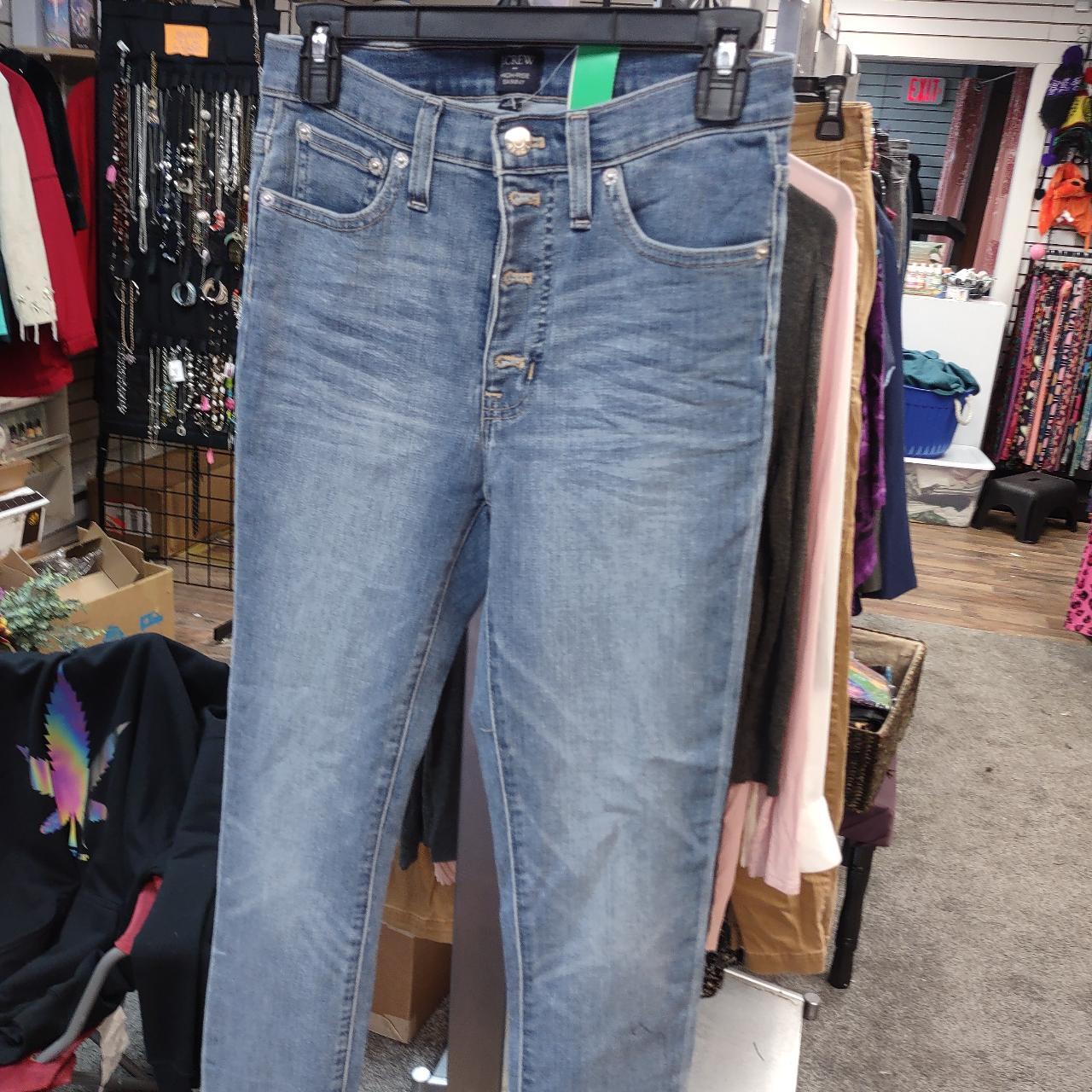 Button fly skinny jeans from J. Crew size 27 - in... - Depop