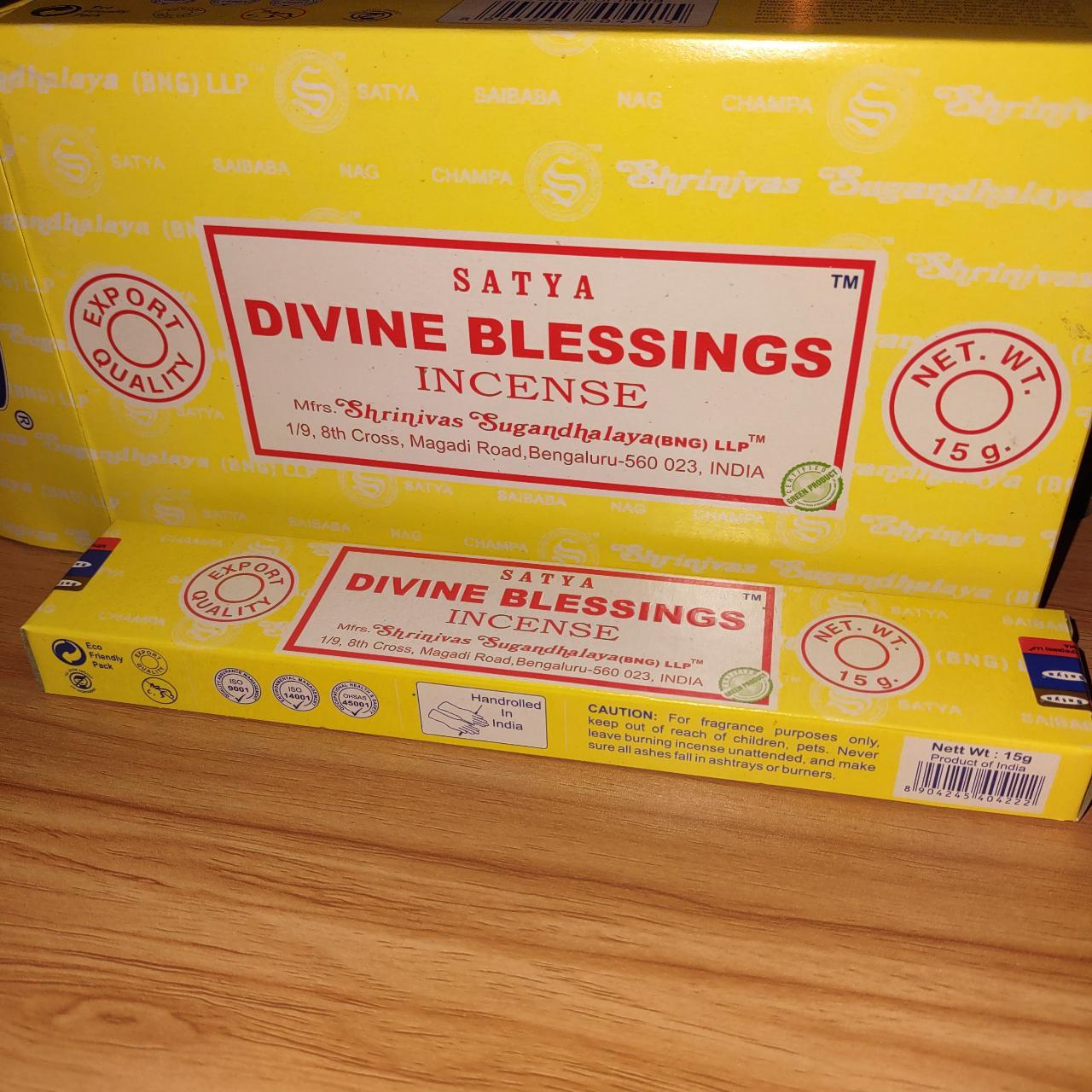 Incense Sticks - DIVINE BLESSINGS from Satya - two... - Depop