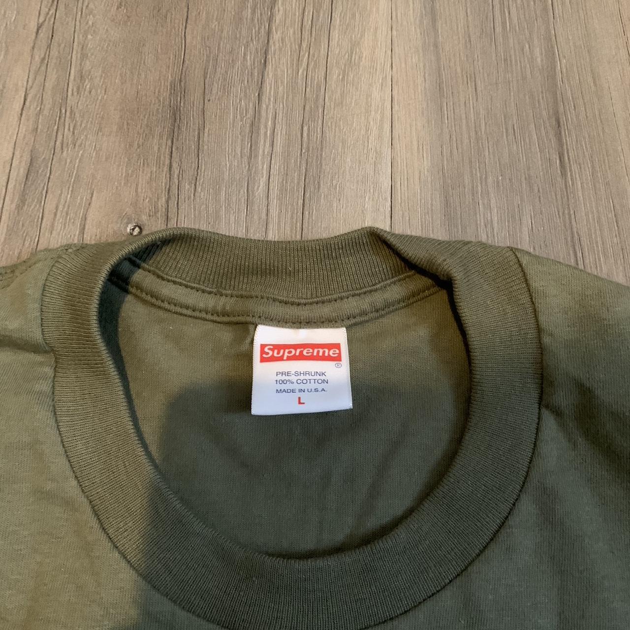 Supreme rocker tee shirt Charlie Brown doodle... - Depop