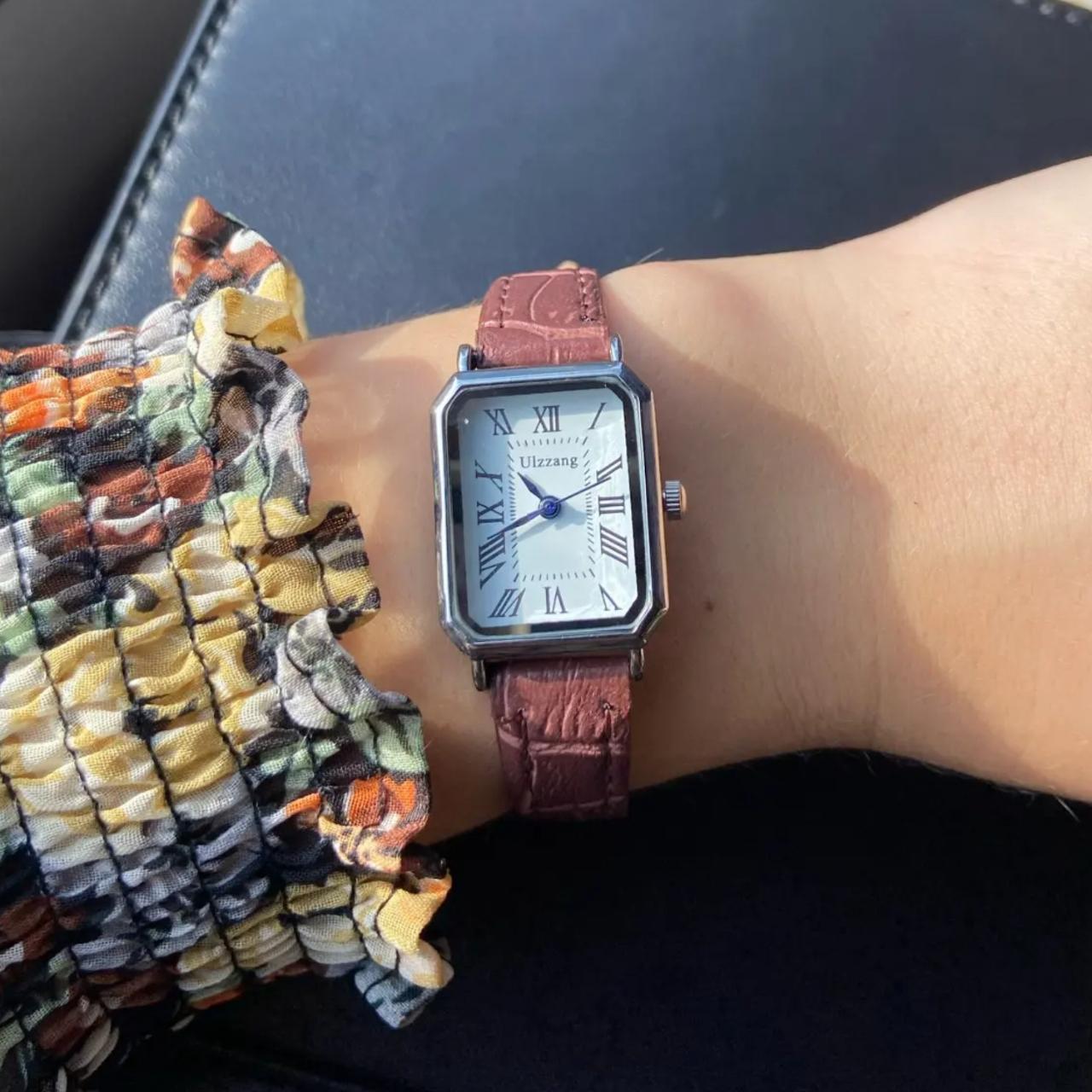 Classic Casual Quartz Rectangle Watches for... | Depop