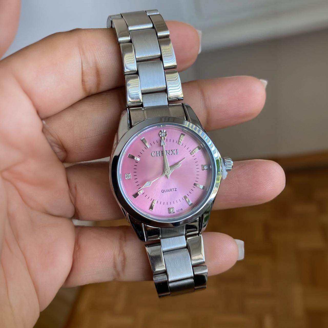 CHENXI Pink Color Watch Details: *Watch movement:... - Depop