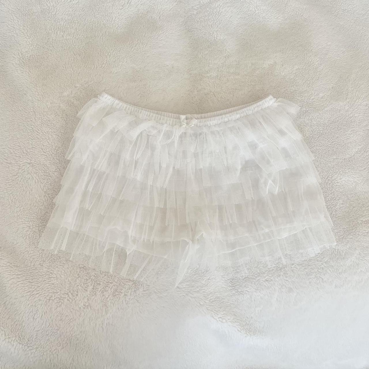 ˚ ʚ coquette multi-layered tulle-like bloomers ɞ... - Depop