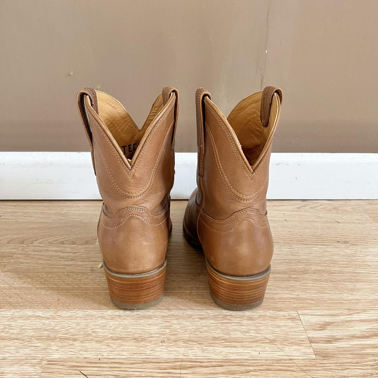 Preowned Tecovas Penny Caramel Bovine Women’s... - Depop