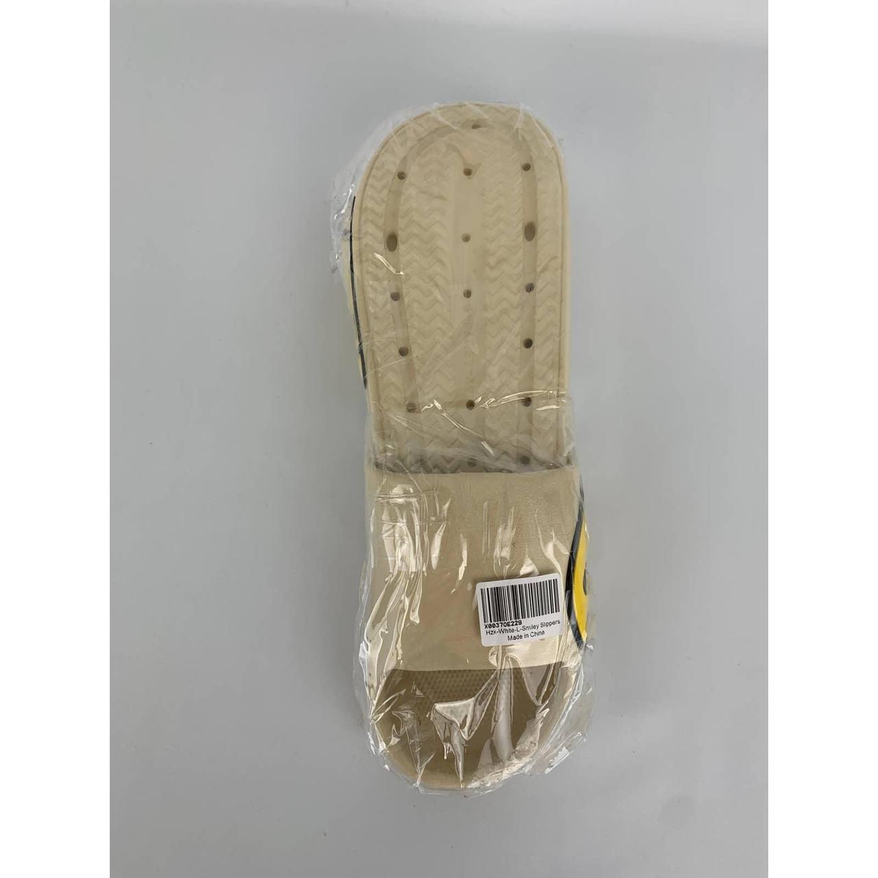 Cloud Smiley Face Slides Slippers Unisex Size Large... - Depop