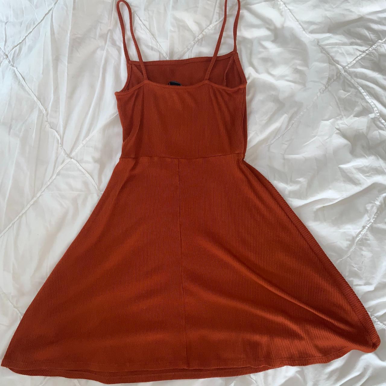Forever 21 burnt orange dress - Depop Forever 21 burnt orange dress - Depop