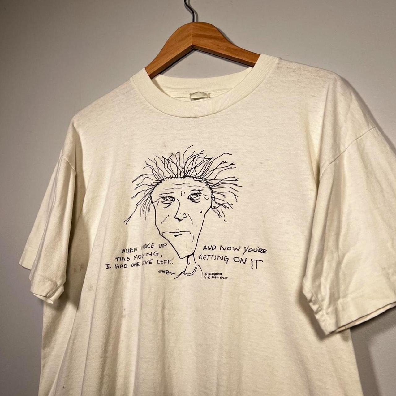 VINTAGE ONE NERVE LEFT STRUNG OUT PUNK T SHIRT. In... | Depop