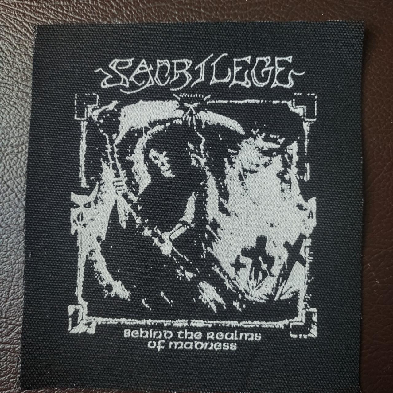 Sacrilege patches! Behind The Realm of Madness!!... - Depop