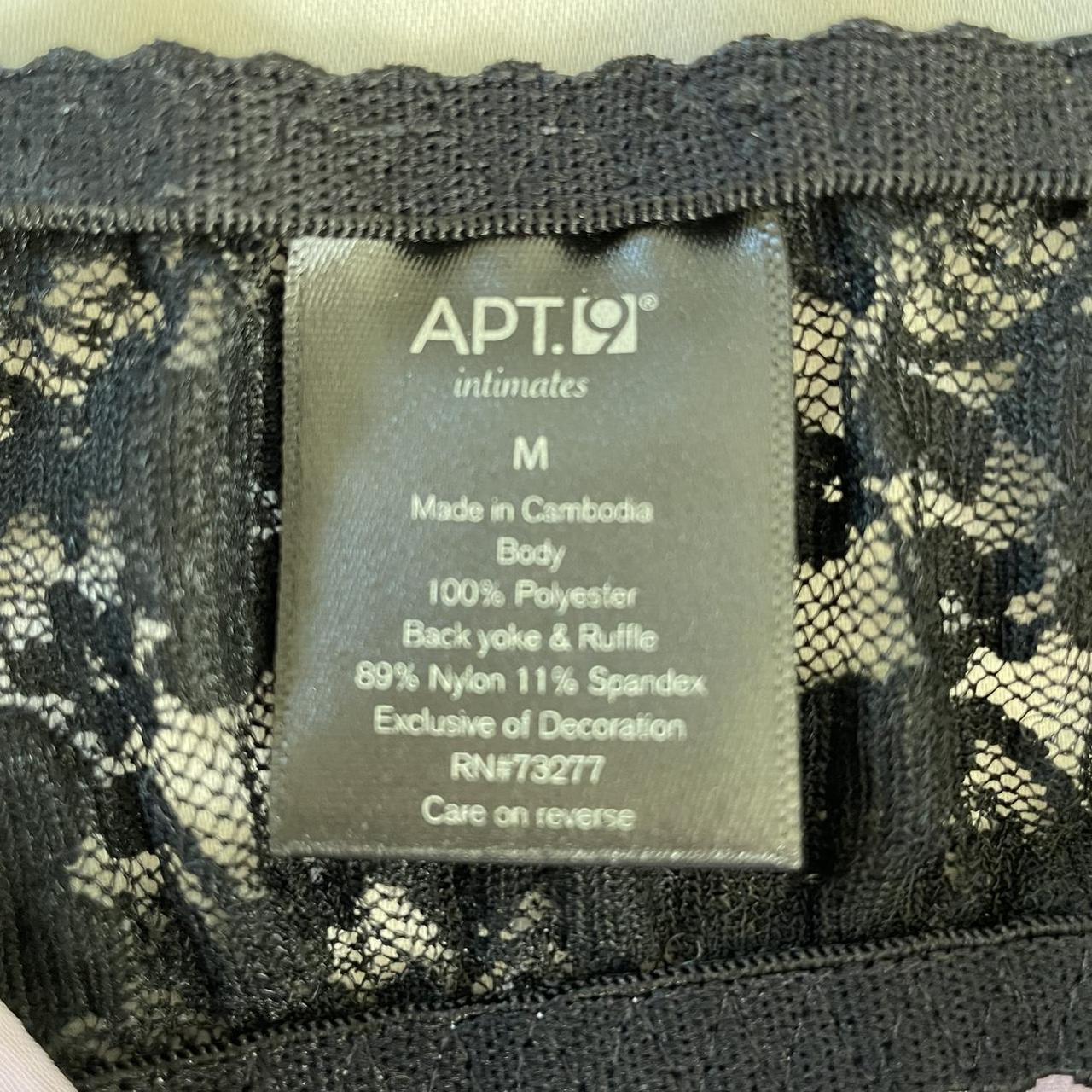 Apt. 9 Women's Purple and Black Underwear | Depop