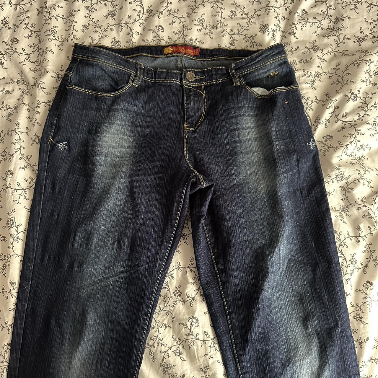 Apple Bottoms Womens Navy Jeans Depop