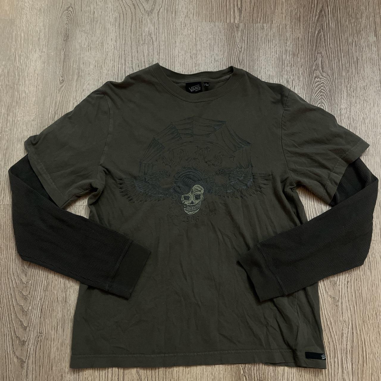 Super sick vans layered long sleeve 🔥 Size large... - Depop